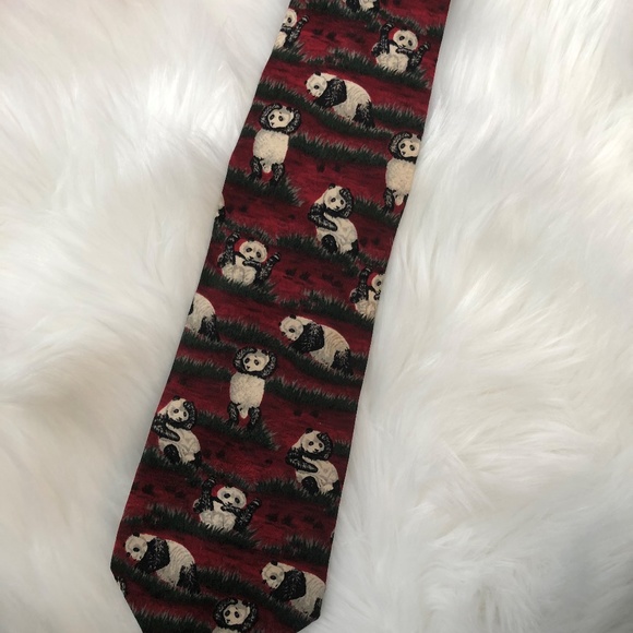 Endangered Species | Accessories | Endangered Species Panda Bear Tie ...